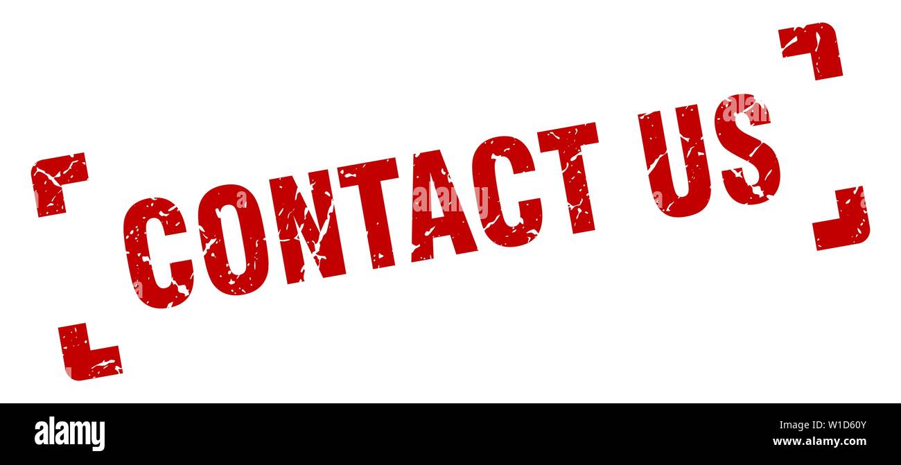 contact us stamp. contact us square grunge sign. contact us Stock ...