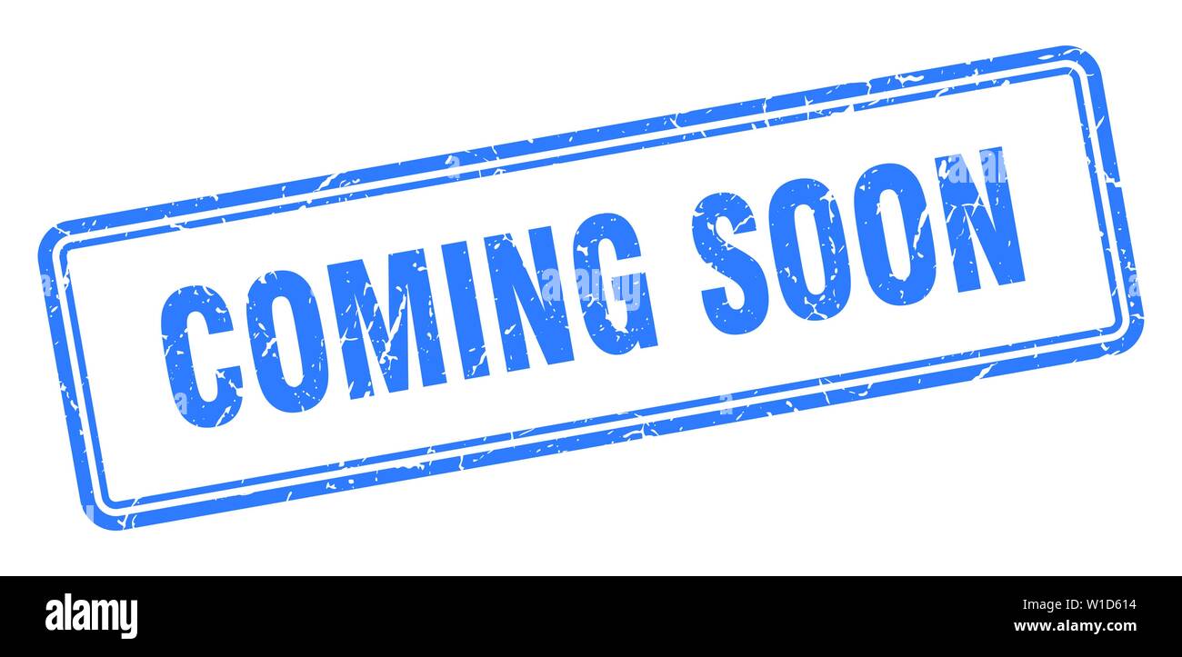 coming soon stamp. coming soon square grunge sign. coming soon Stock ...
