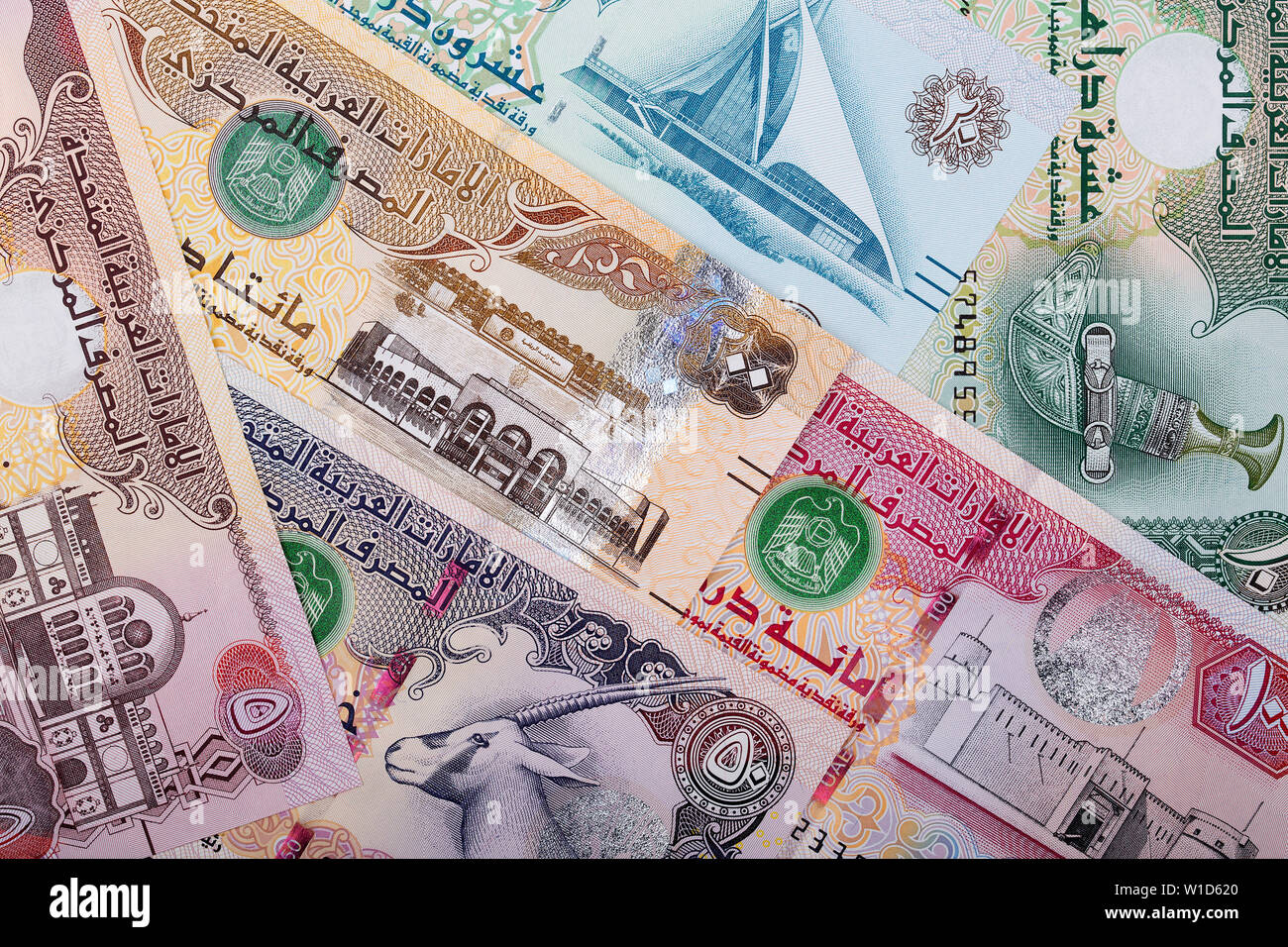 United Arab Emirates Dirham, a business background Stock Photo - Alamy