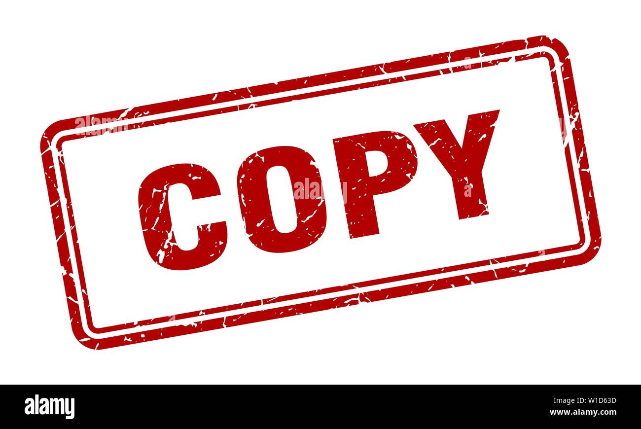 copy stamp. copy square grunge sign. copy Stock Vector Image & Art - Alamy