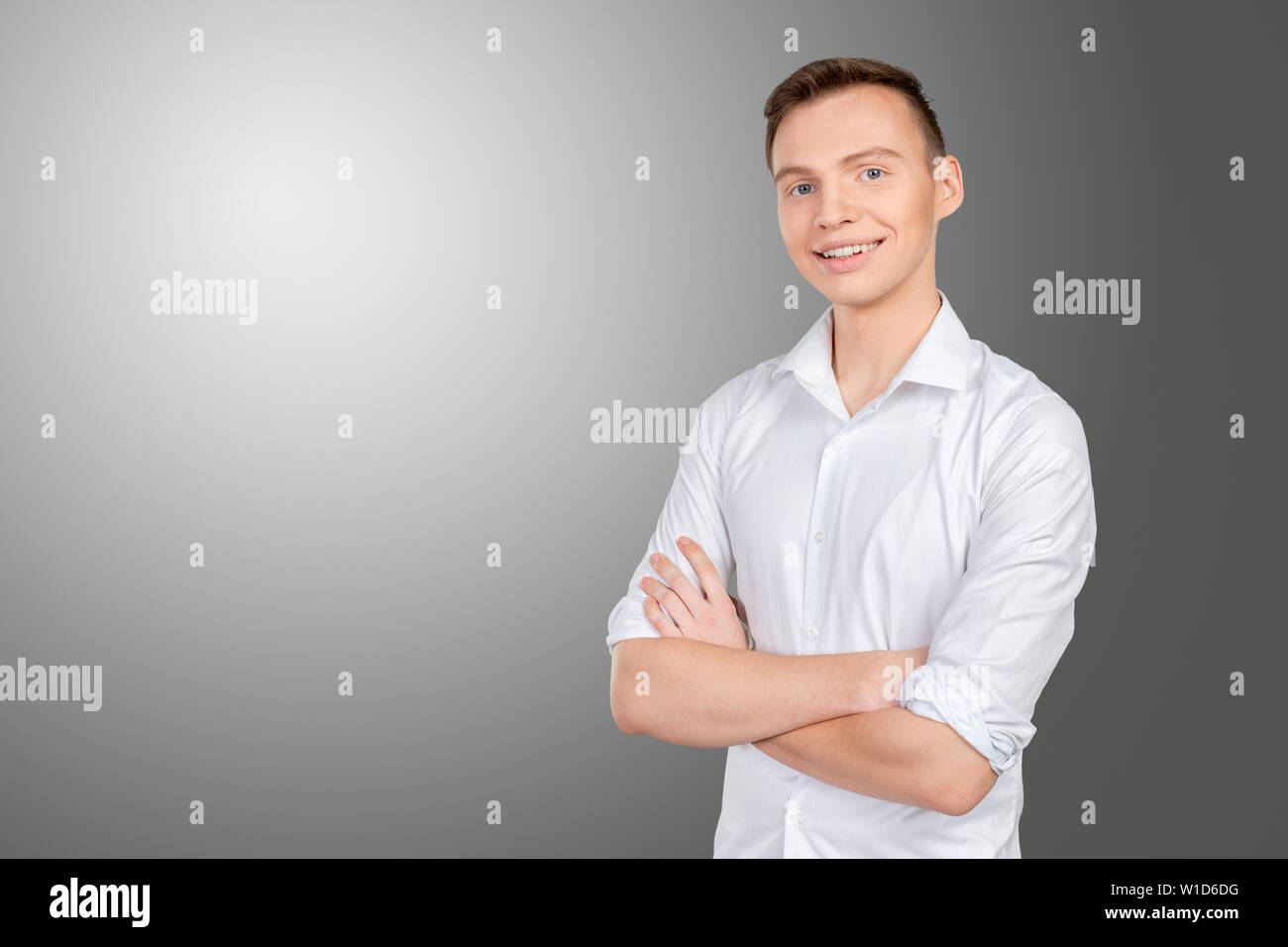 Portrait of happy smiling man Stock Photo - Alamy
