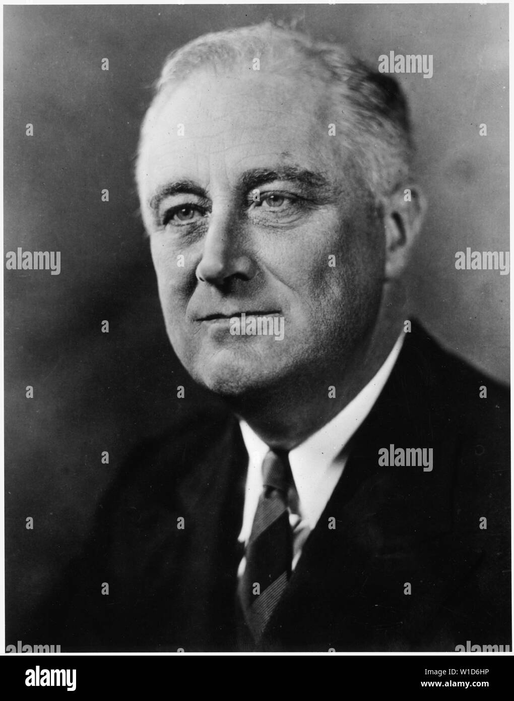 Franklin roosevelt image Black and White Stock Photos & Images - Alamy