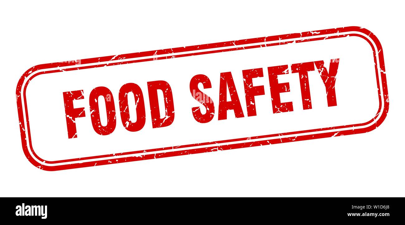 food safety stamp. food safety square grunge sign. food safety Stock ...