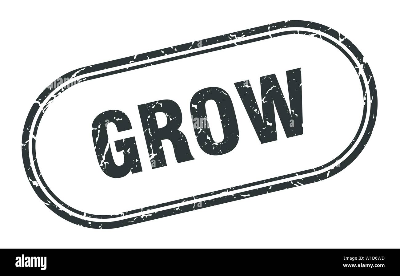 Grow stamp label square hi-res stock photography and images - Alamy