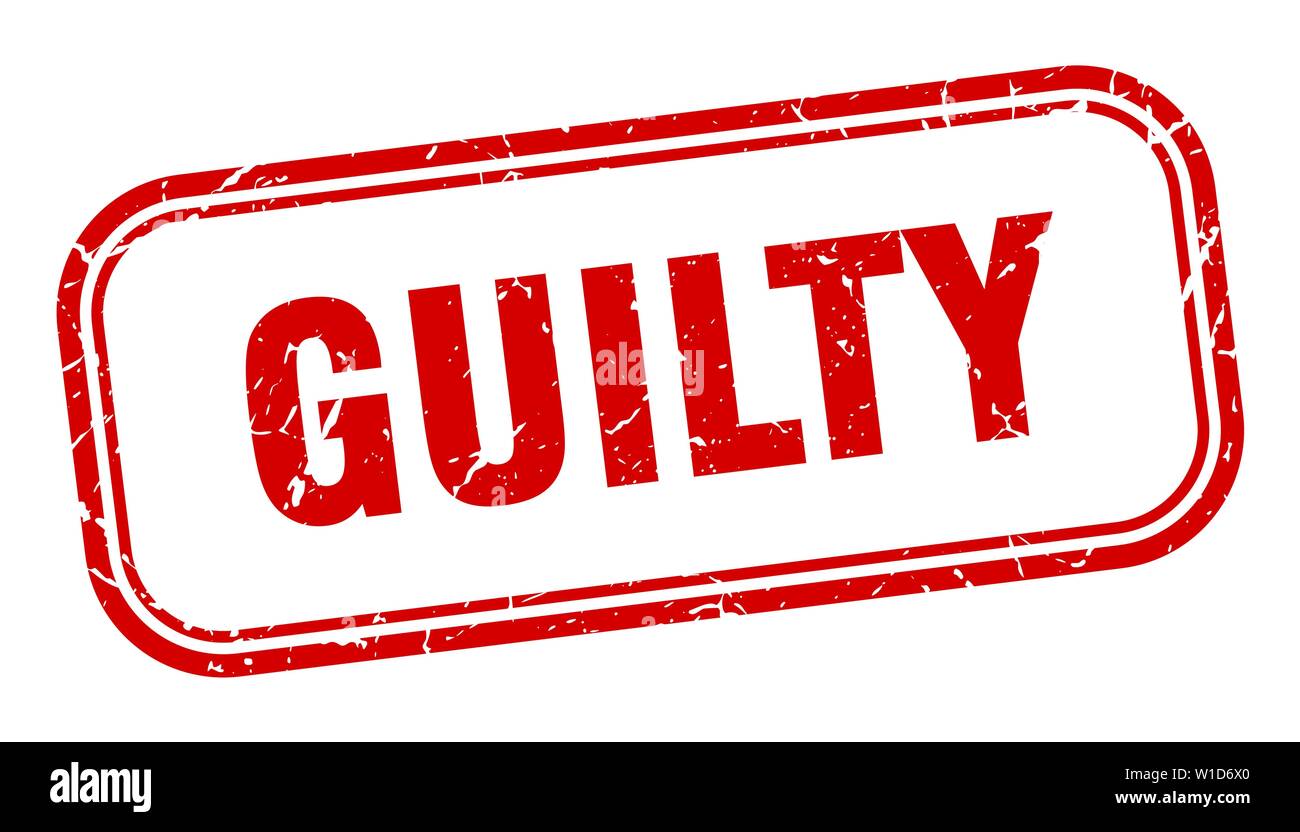 Guilty stamp sign seal Stock Vector Images - Alamy