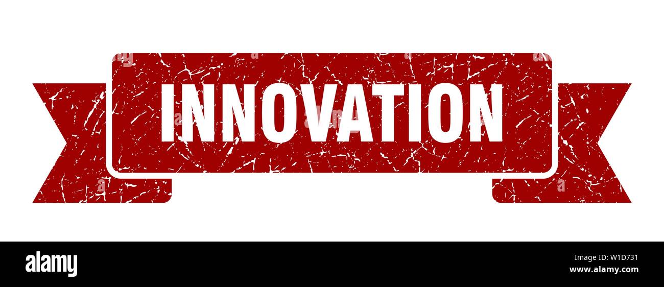 innovation grunge ribbon. innovation sign. innovation banner Stock ...