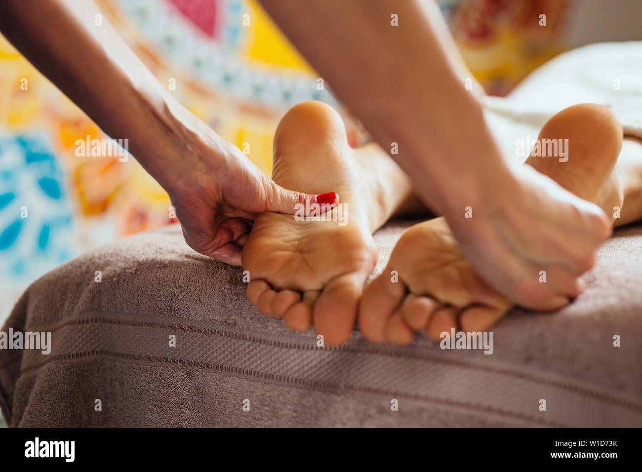 Soles feet woman hi-res stock photography and images - Alamy