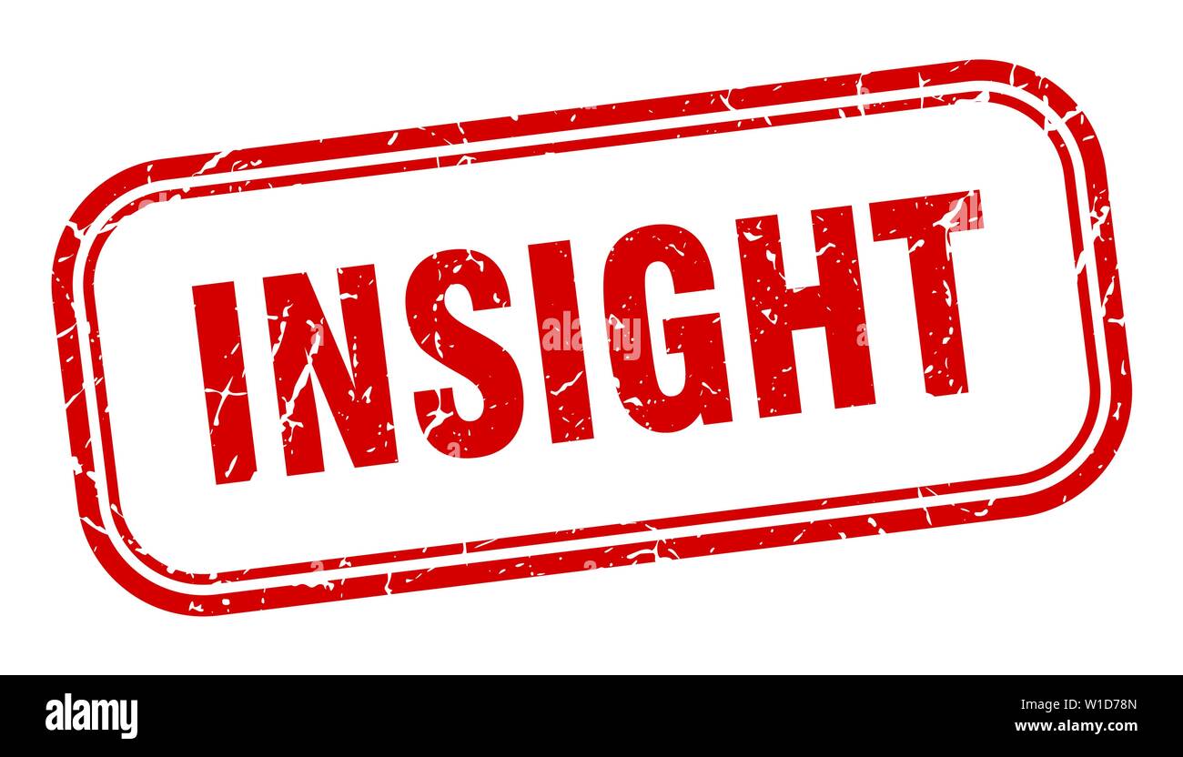 Insight stamp Stock Vector Images - Alamy