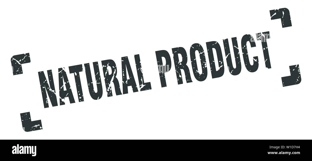 natural product stamp. natural product square grunge sign. natural ...