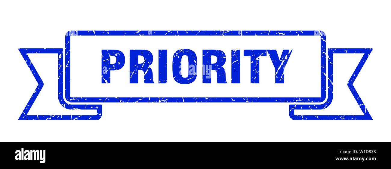 priority grunge ribbon. priority sign. priority banner Stock Vector ...