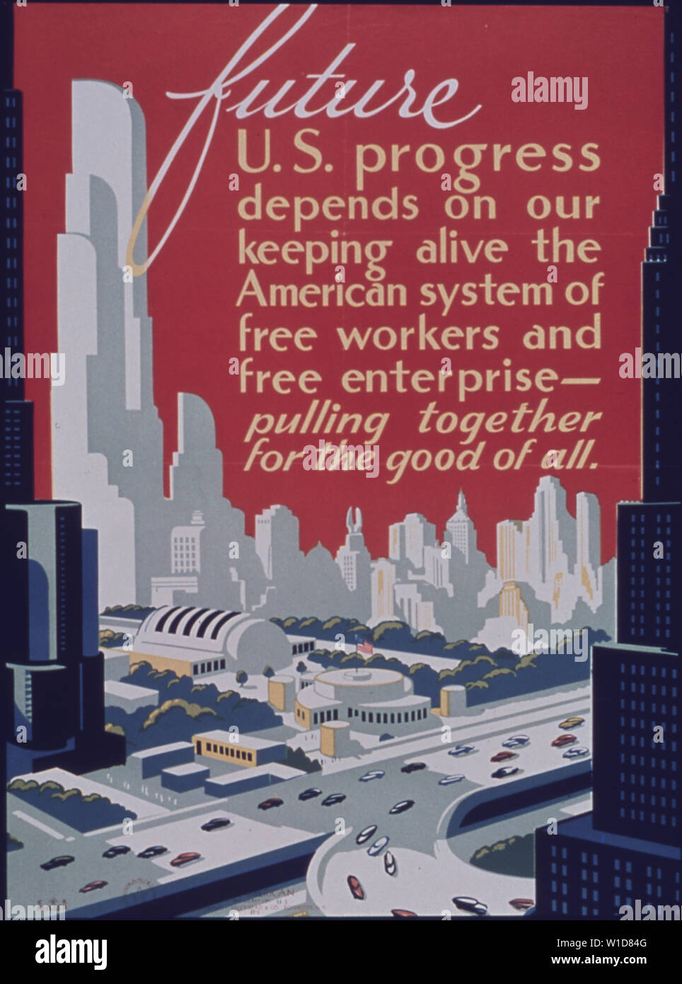 Future U.S. Progress Depends on our Keeping Alive Stock Photo - Alamy