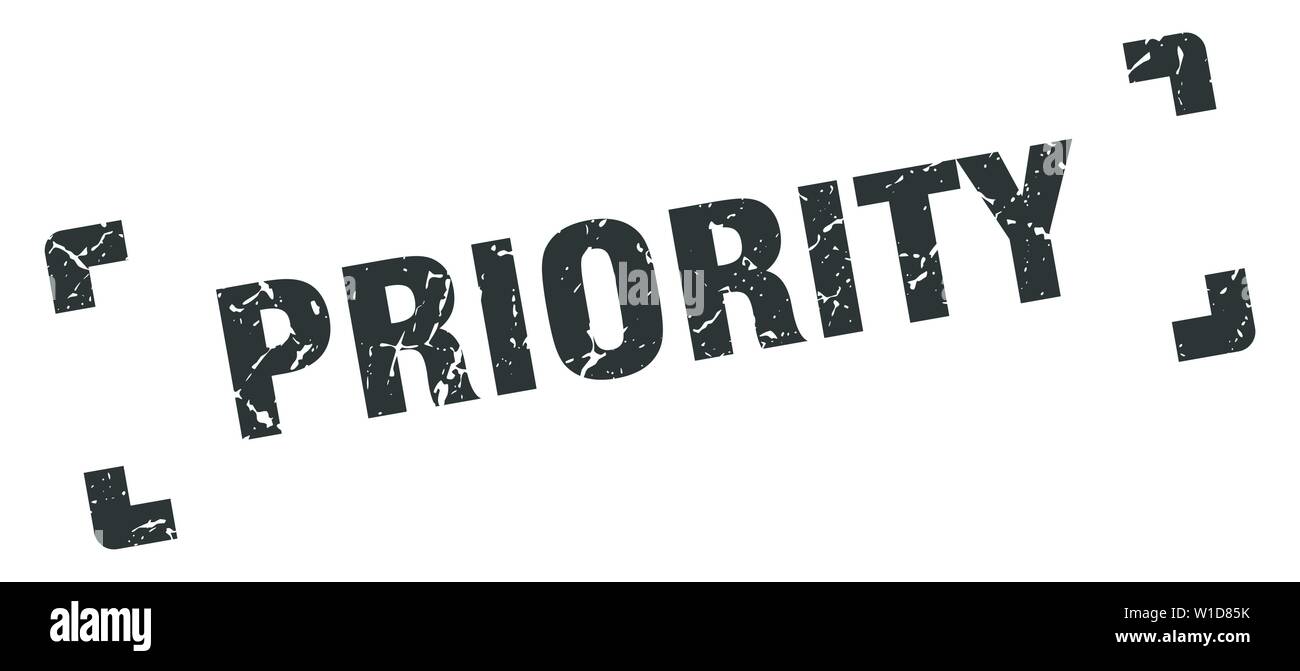 priority stamp. priority square grunge sign. priority Stock Vector ...