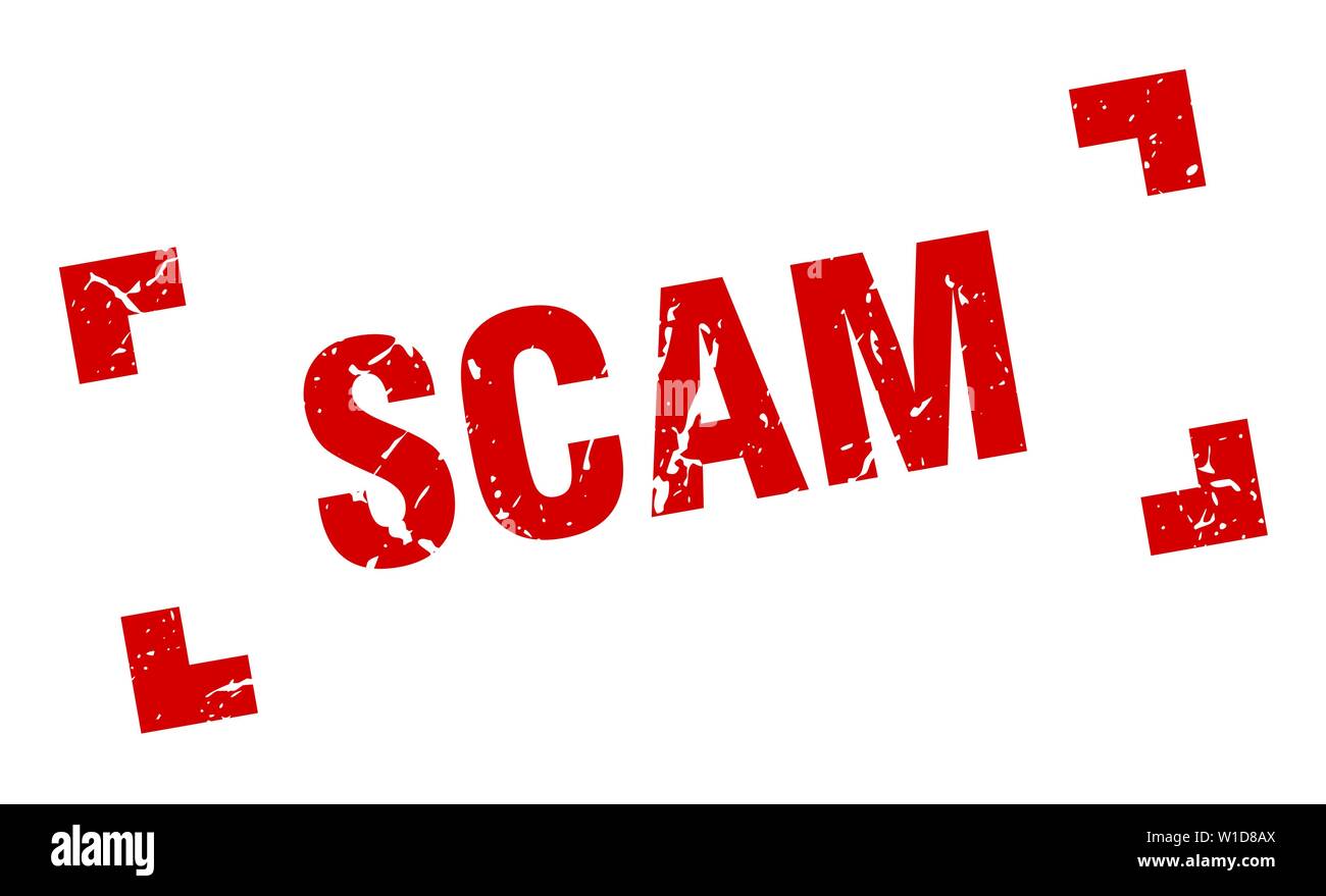 scam stamp. scam square grunge sign. scam Stock Vector Image & Art - Alamy