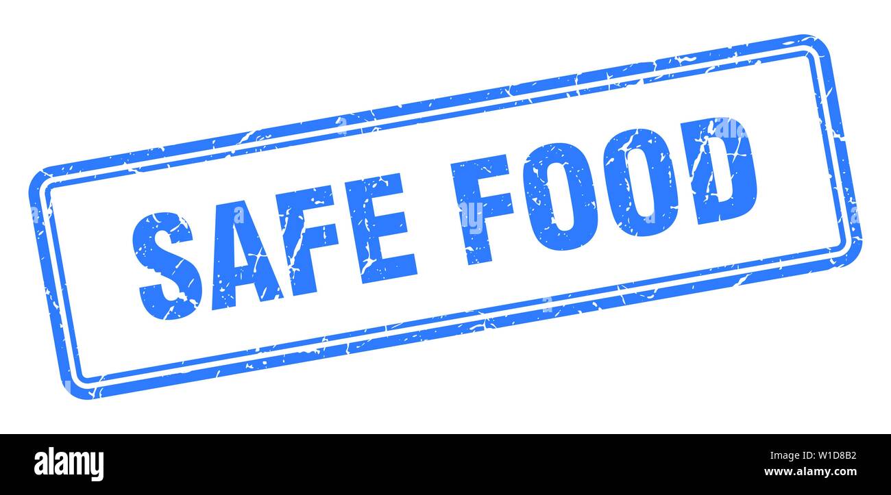 safe food stamp. safe food square grunge sign. safe food Stock Vector ...