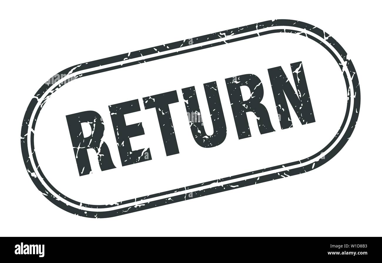 return stamp. return square grunge sign. return Stock Vector Image ...