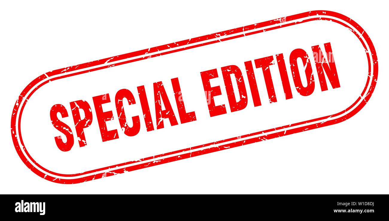 special edition stamp. special edition square grunge sign. special ...