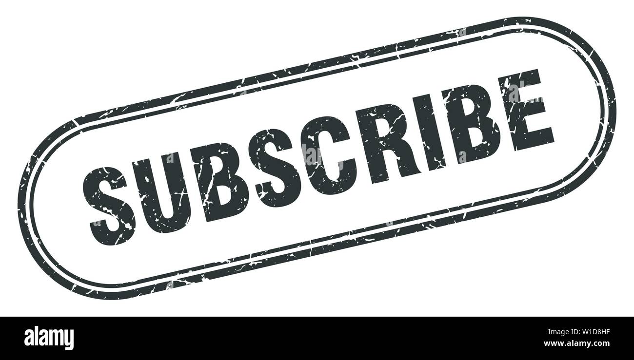 subscribe stamp. subscribe square grunge sign. subscribe Stock Vector ...