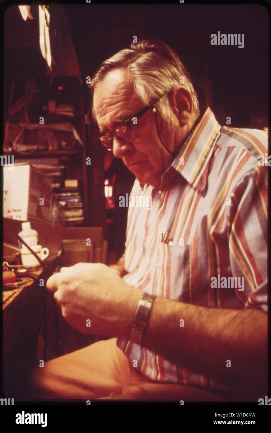 GENE (SHORTY) LESCH, ROCKPORT'S PEWTERSMITH AND HARBORMASTER, WORKS IN ...