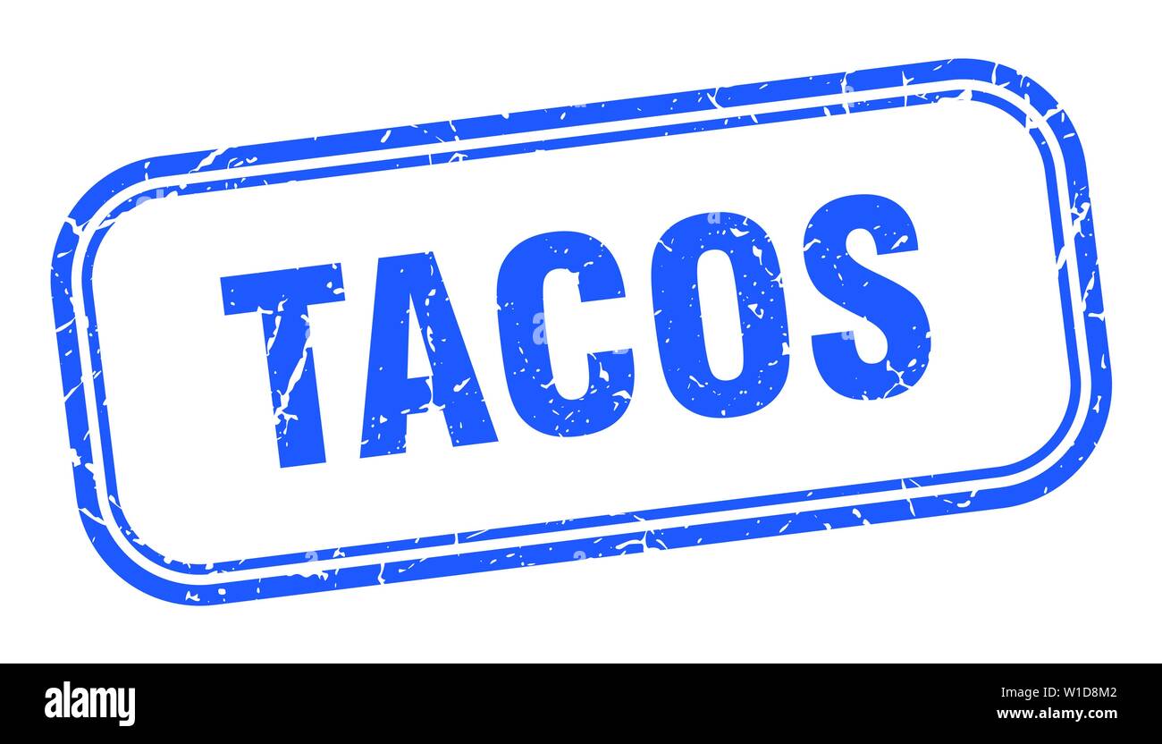 tacos stamp. tacos square grunge sign. tacos Stock Vector Image & Art ...