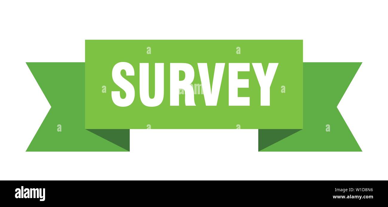 survey ribbon. survey isolated sign. survey banner Stock Vector Image ...