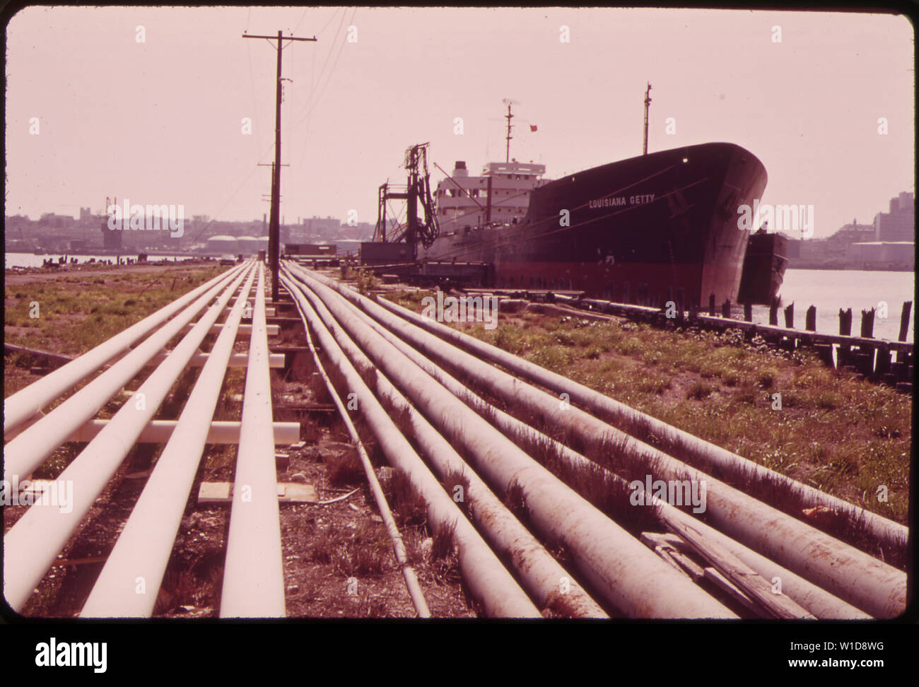 GETTY TANKER TERMINAL ON THE PROVIDENCE RIVER Stock Photo - Alamy