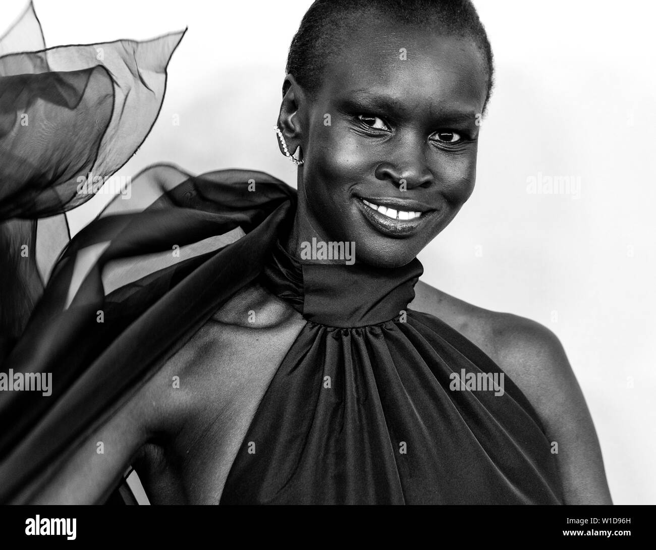 Alek wek model Black and White Stock Photos & Images - Alamy