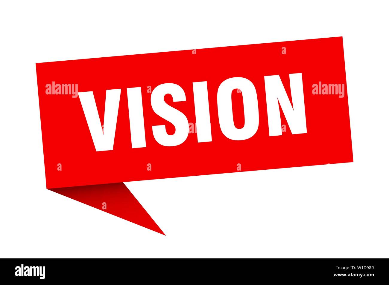 vision speech bubble. vision sign. vision banner Stock Vector Image ...