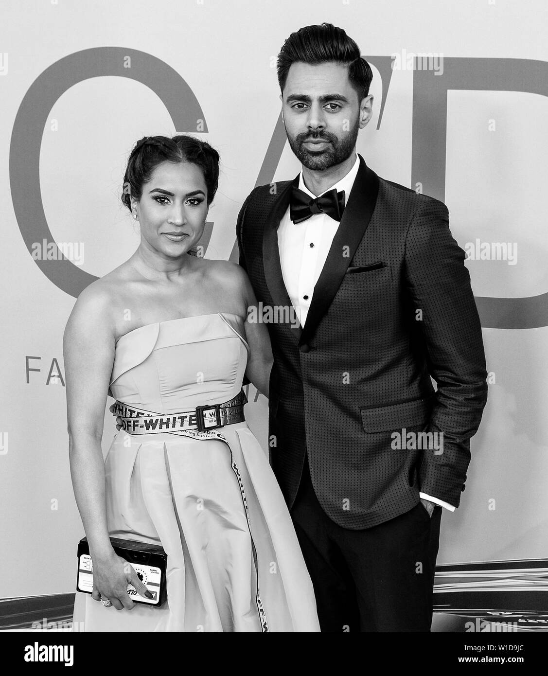 New York, NY - June 03, 2019: Beena Patel and Hasan Minhaj attend 2019 ...