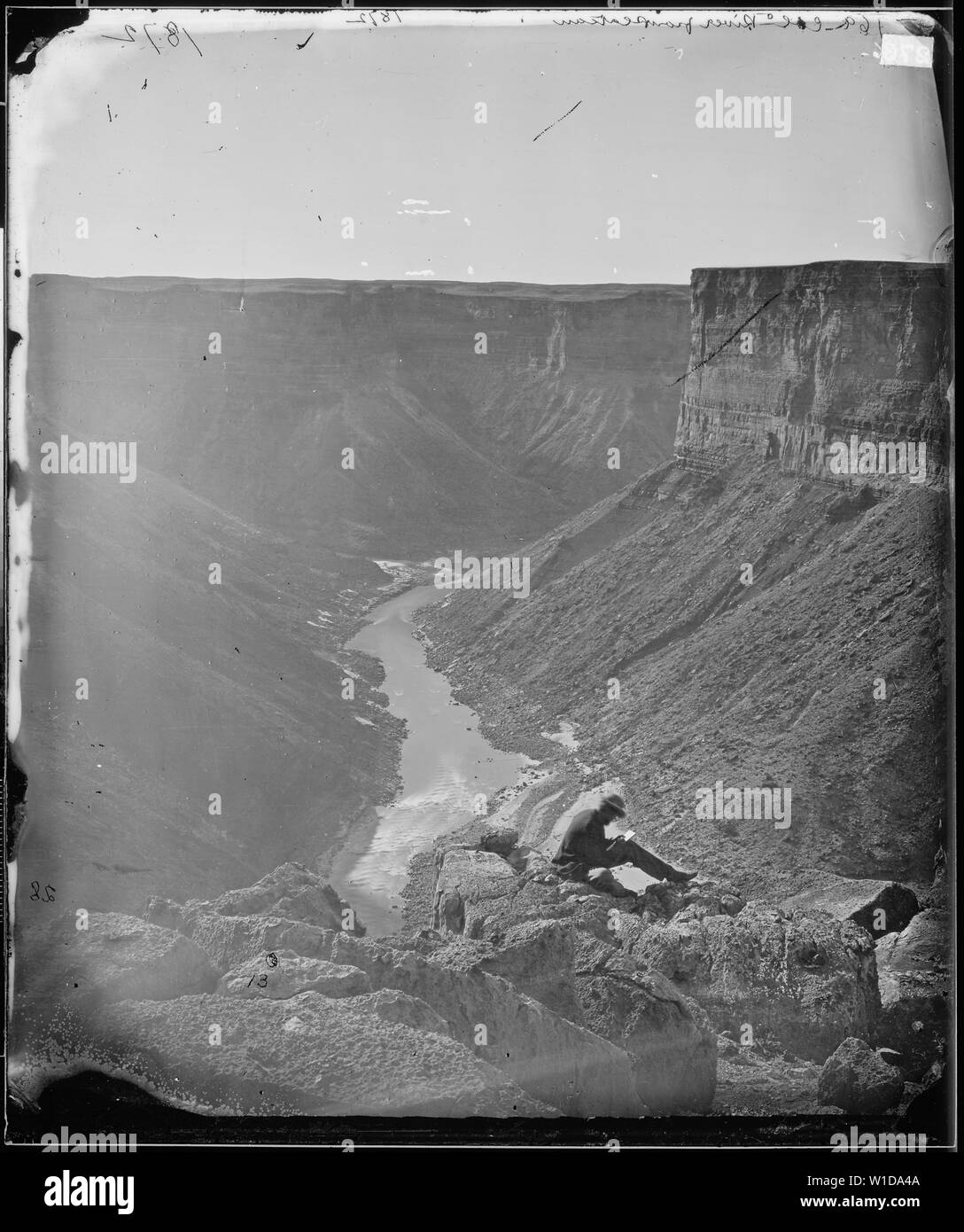 Photographed canyon Black and White Stock Photos & Images - Alamy