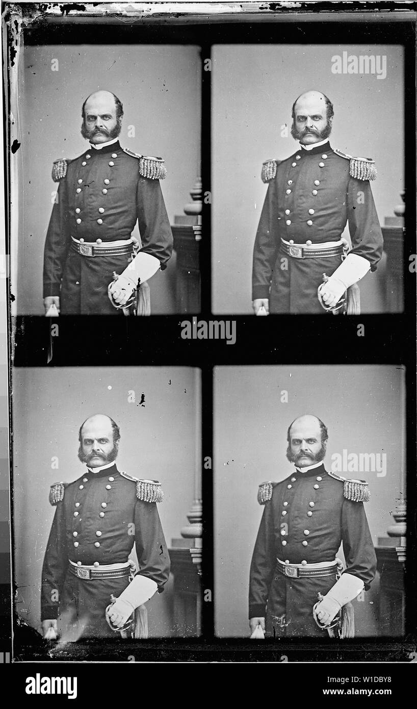 Gen. Ambrose E. Burnside Stock Photo - Alamy