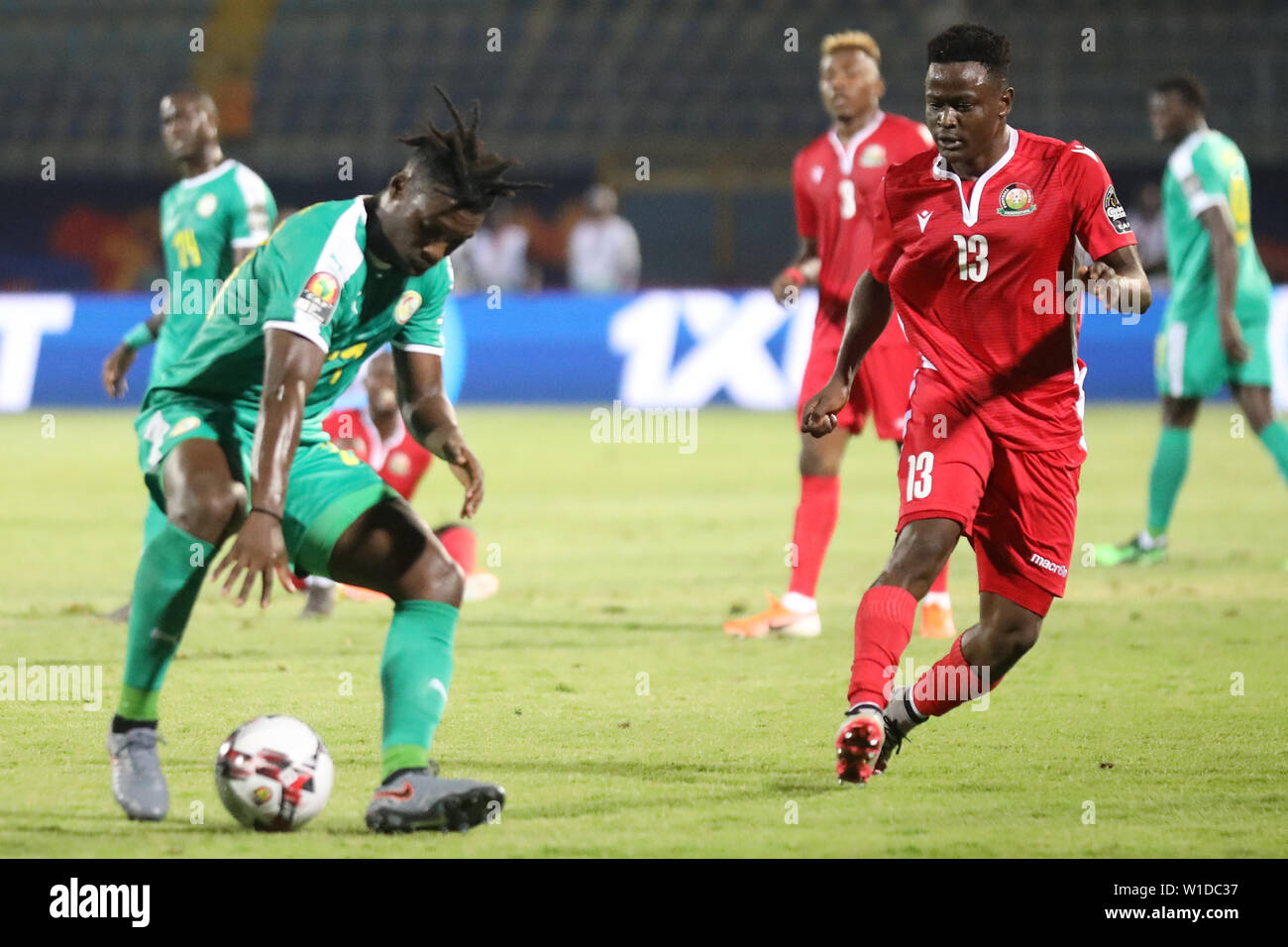 Kairo, Egypt. 01st July, 2019. Soccer: Africa Cup, Kenya - Senegal ...
