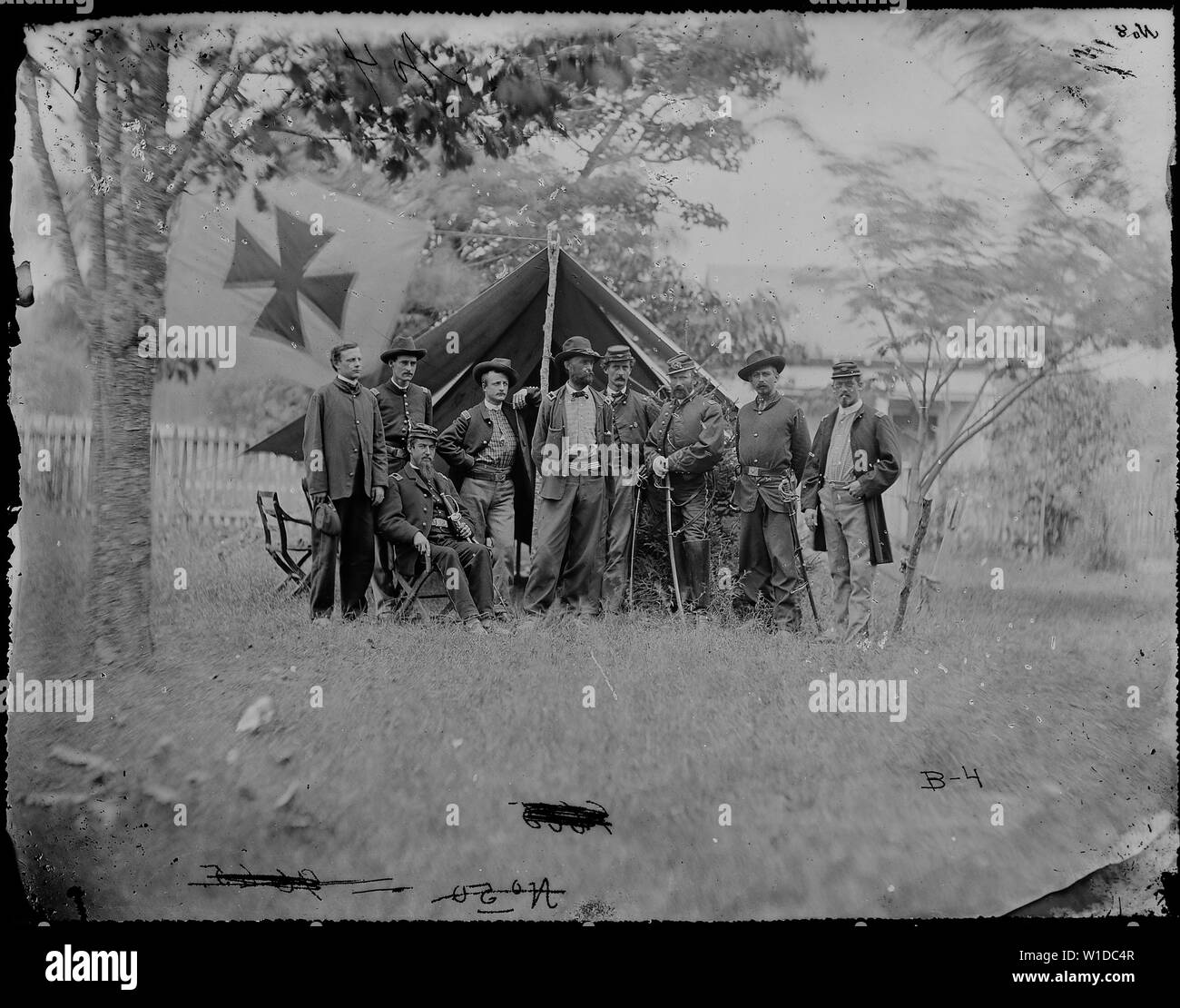 Gen. Charles Griffin and staff of eight; recognized - Capt. Richard N ...