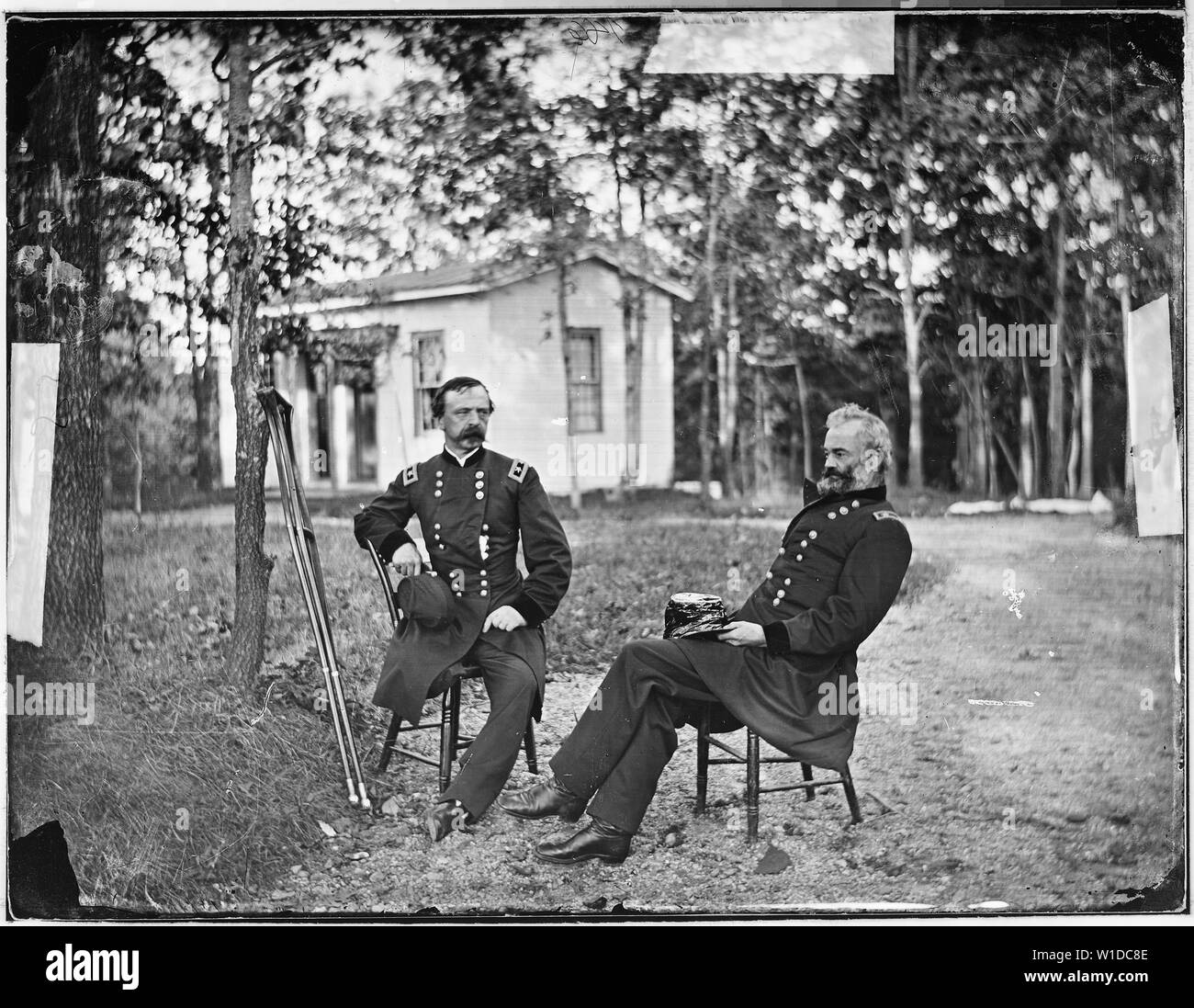Gen. Daniel E. Sickles and Gen. Samuel P. Heintzelman Stock Photo - Alamy