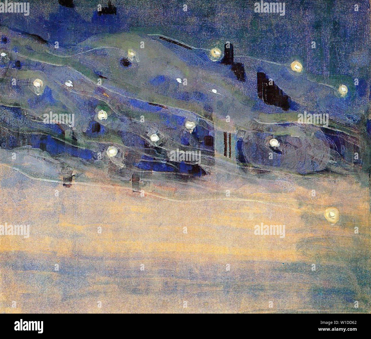 Mikalojus Konstantinas Čiurlionis - Sparks Iii 1906 Stock Photo - Alamy