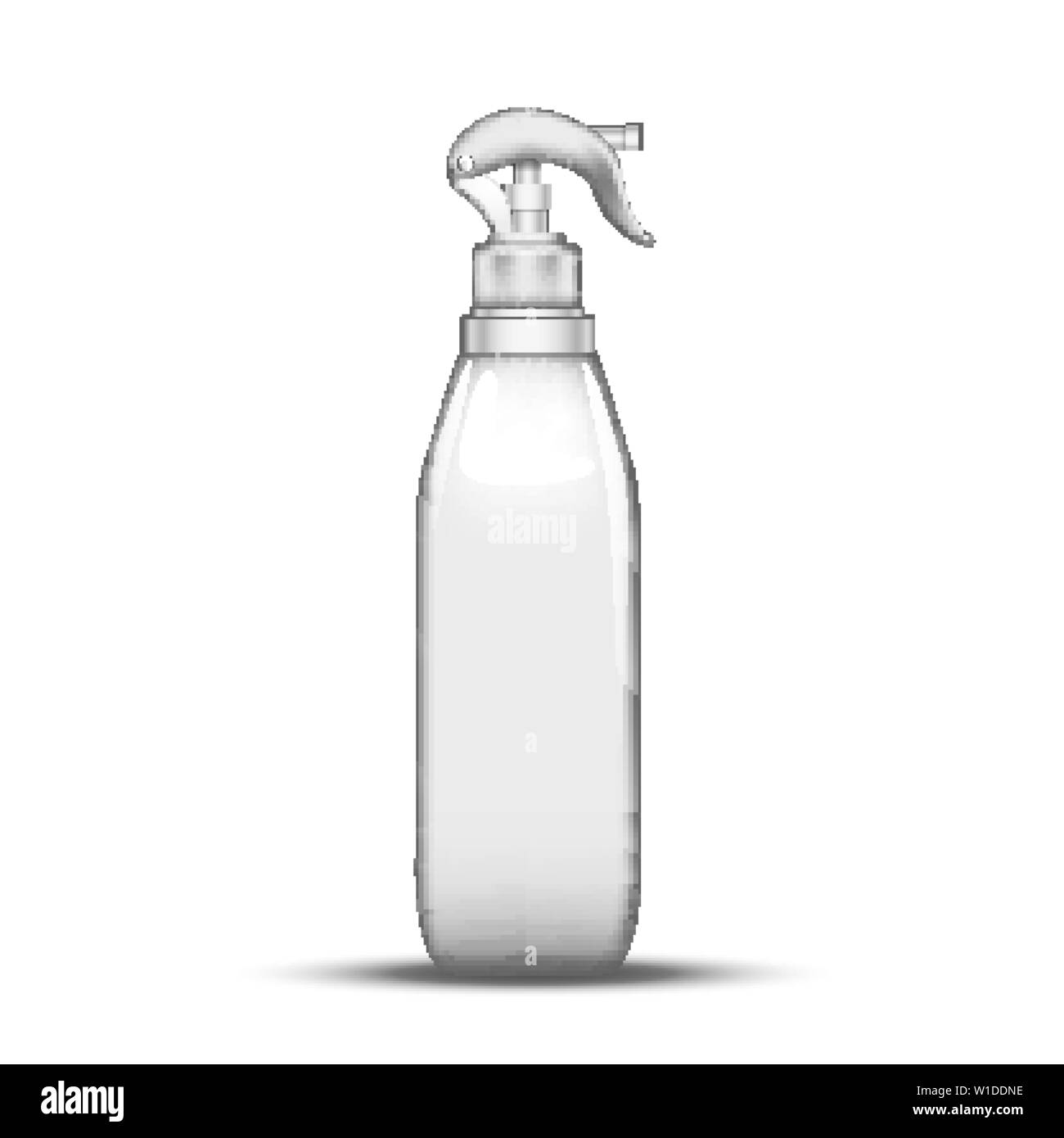 Plastic Atomizer Bottle Pulverization Water Vector Stock Vector Image ...
