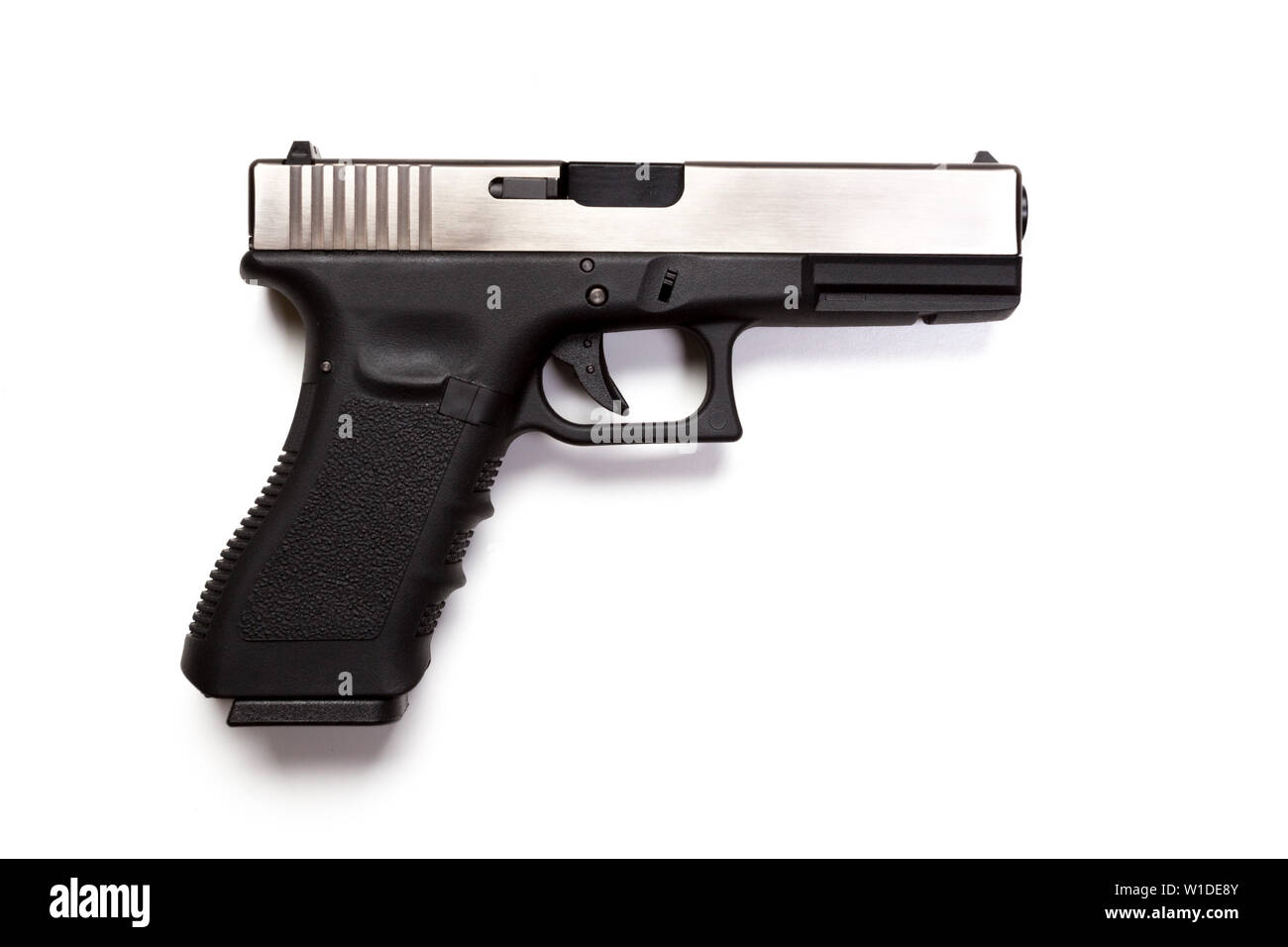 hand gun isolated on white background Stock Photo - Alamy
