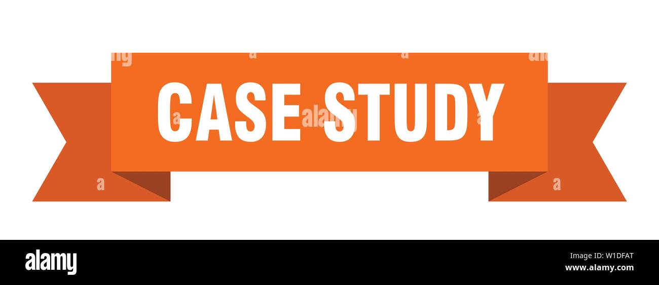 case study ribbon. case study isolated sign. case study banner Stock ...