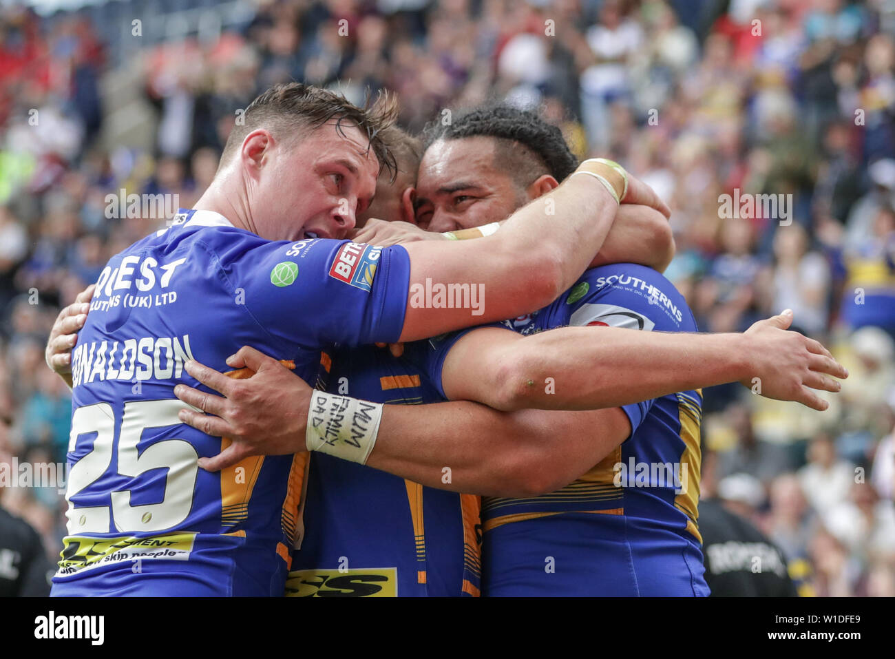 30th June 2019 , Emerald Headingley Stadium, England; Betfred Super ...