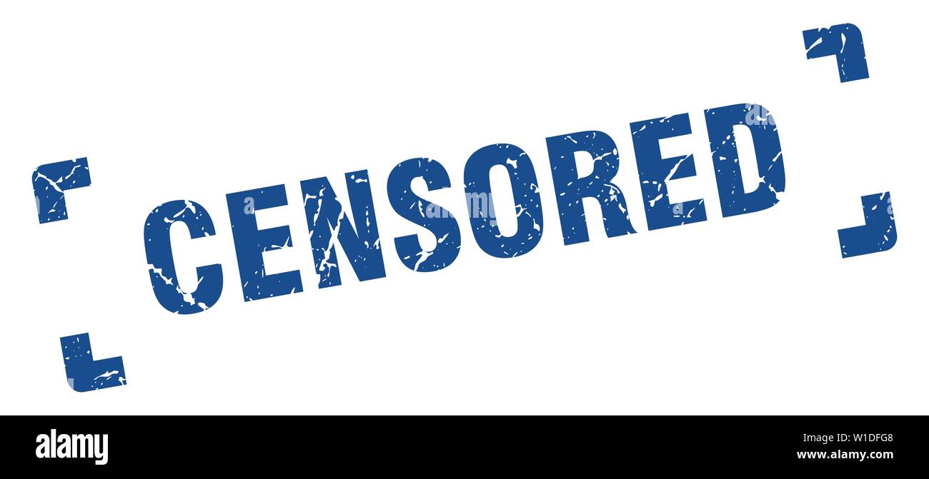 censored stamp. censored square grunge sign. censored Stock Vector ...