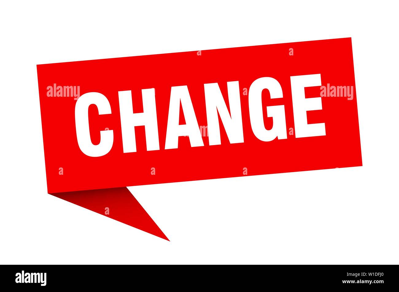 change speech bubble. change sign. change banner Stock Vector Image ...