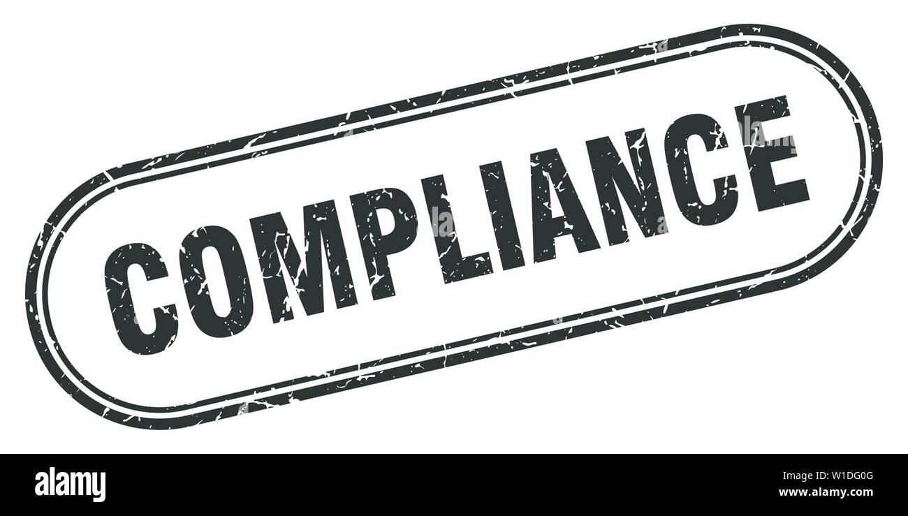 compliance stamp. compliance square grunge sign. compliance Stock ...
