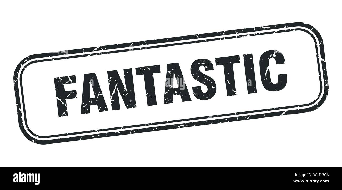 fantastic stamp. fantastic square grunge sign. fantastic Stock Vector ...