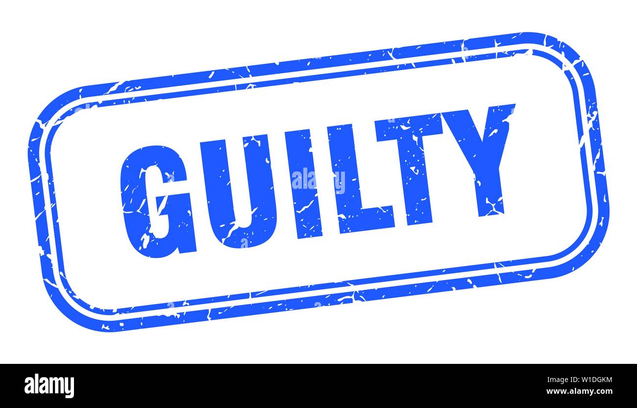 Guilty stamp sign seal Stock Vector Images - Alamy