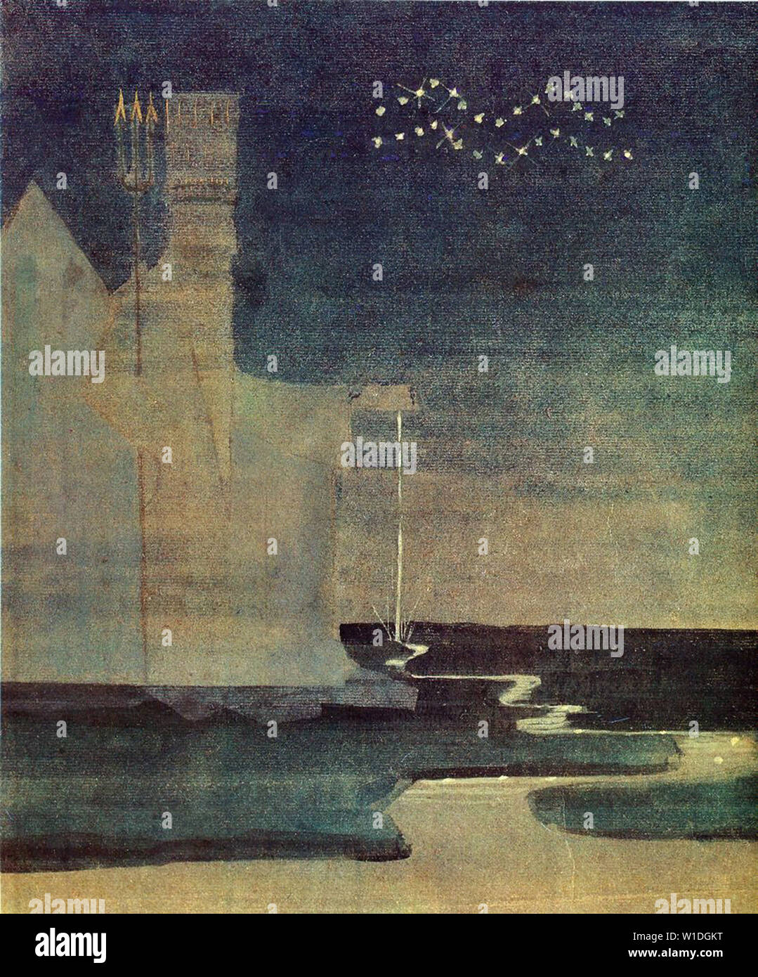 Mikalojus Konstantinas Čiurlionis - Aquarius 1907 Stock Photo - Alamy