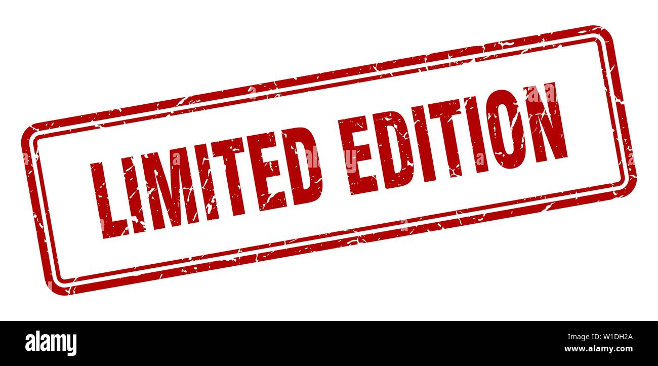 limited edition stamp. limited edition square grunge sign. limited ...