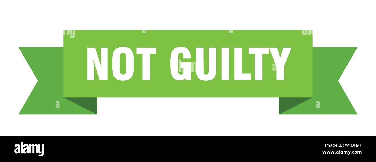 Guilty banner Stock Vector Images - Alamy