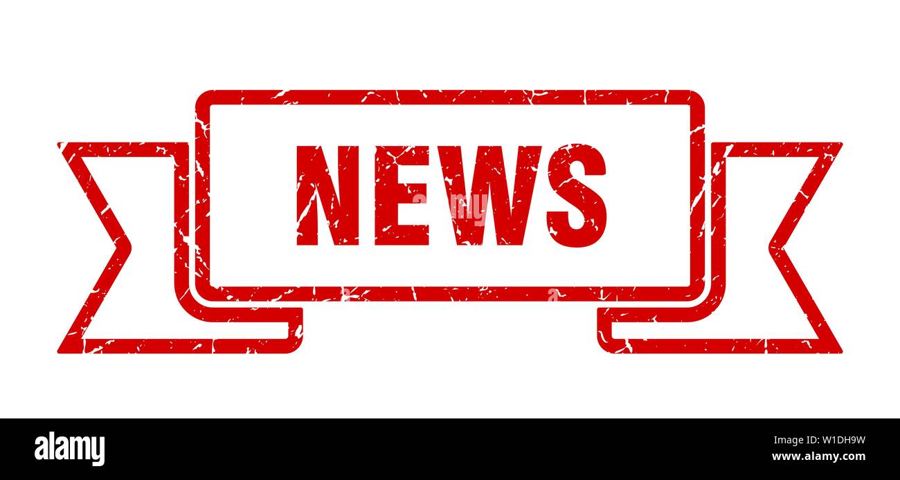 news grunge ribbon. news sign. news banner Stock Vector Image & Art - Alamy