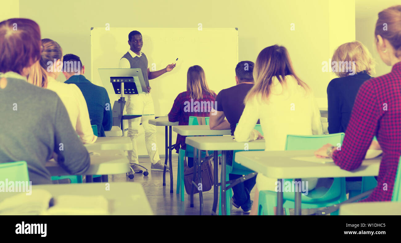 African american student lecture hall hi-res stock photography and ...