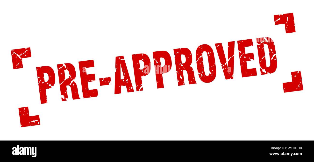 Preapproved Stock Vector Images - Alamy