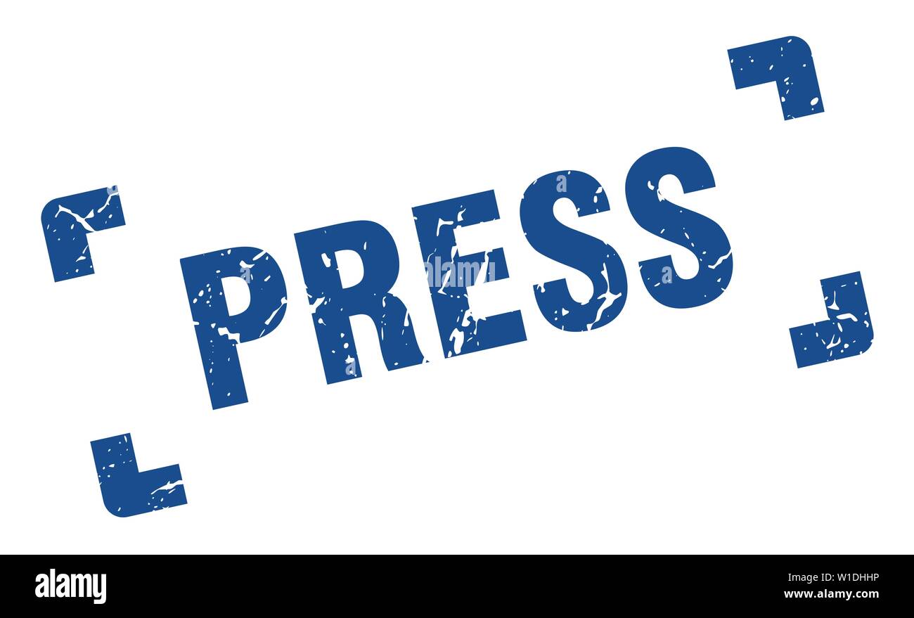 press stamp. press square grunge sign. press Stock Vector Image & Art ...